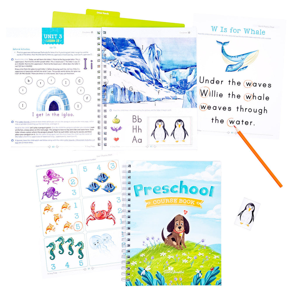 Preschool Language Arts Course Set – The Good and the Beautiful