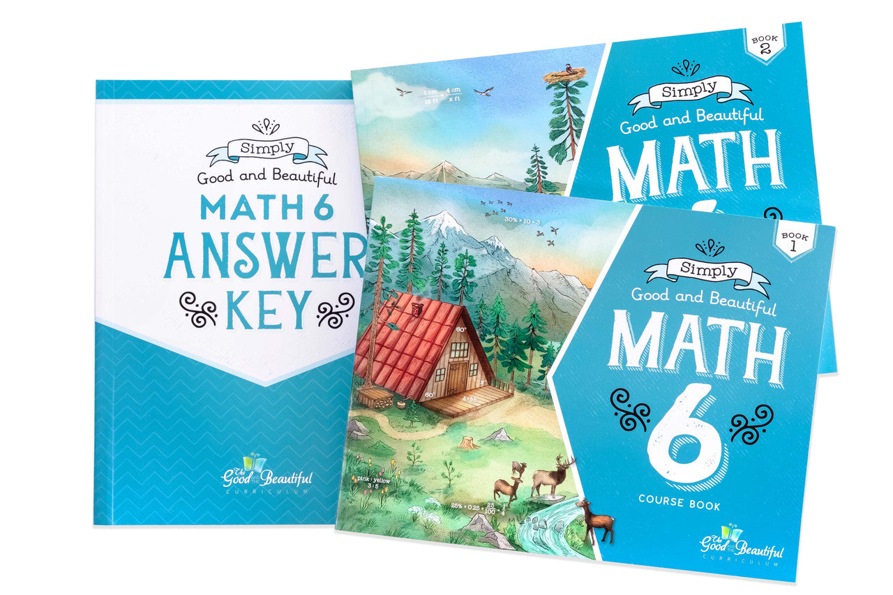 Math 6: Course Set – The Good and the Beautiful