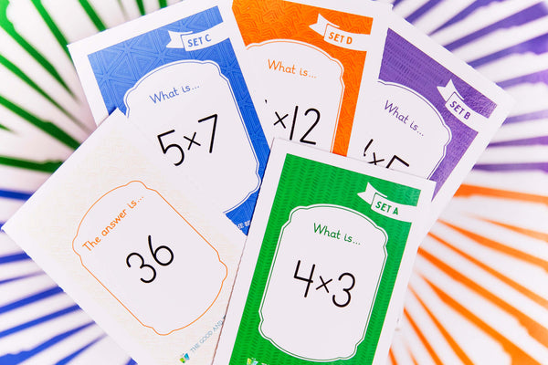 Multiplication Flashcards – The Good and the Beautiful