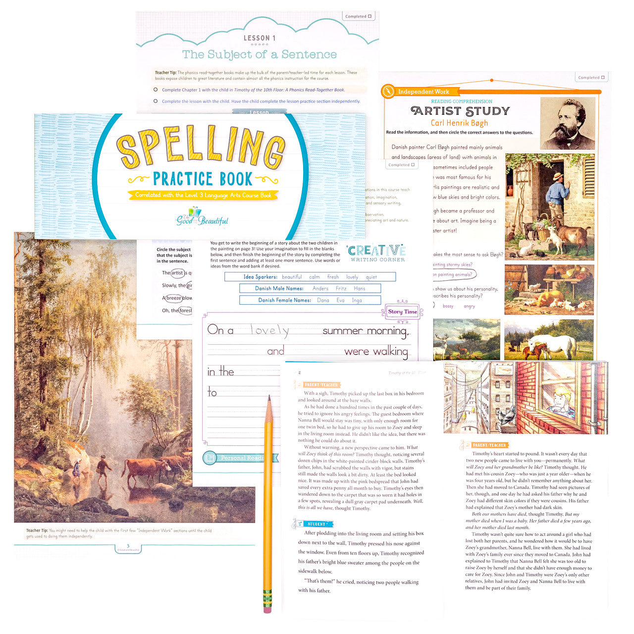 Level 3 Language Arts Course Set – The Good and the Beautiful