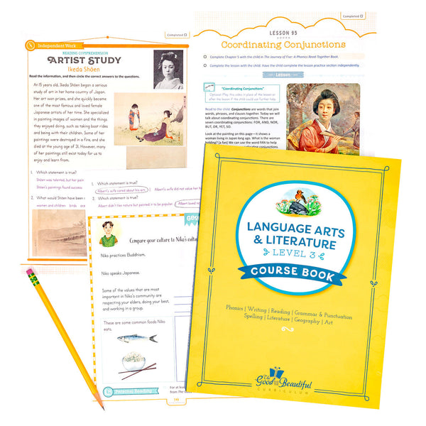 Level 3 Language Arts Course Set – The Good and the Beautiful