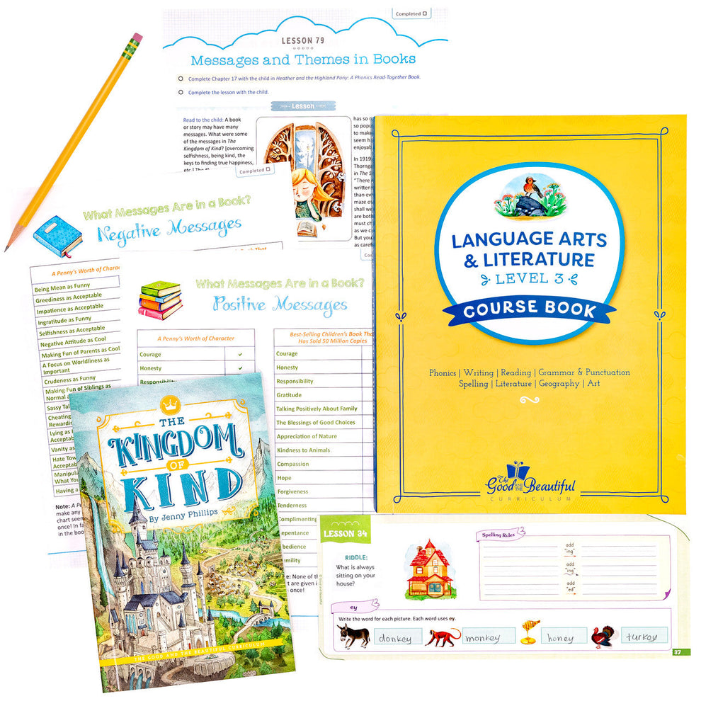 Level 3 Language Arts Course Set – The Good and the Beautiful