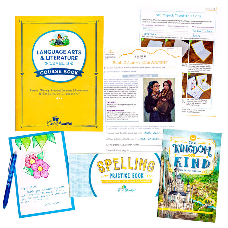 Free Downloads Language Arts Level 3 – The Good and the Beautiful