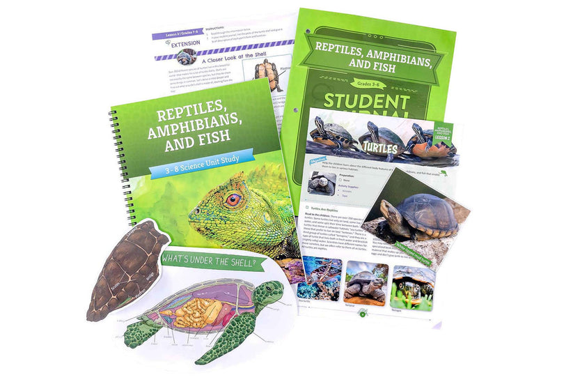 Reptiles, Amphibians, and Fish: Course Book: One Per Family – The Good ...
