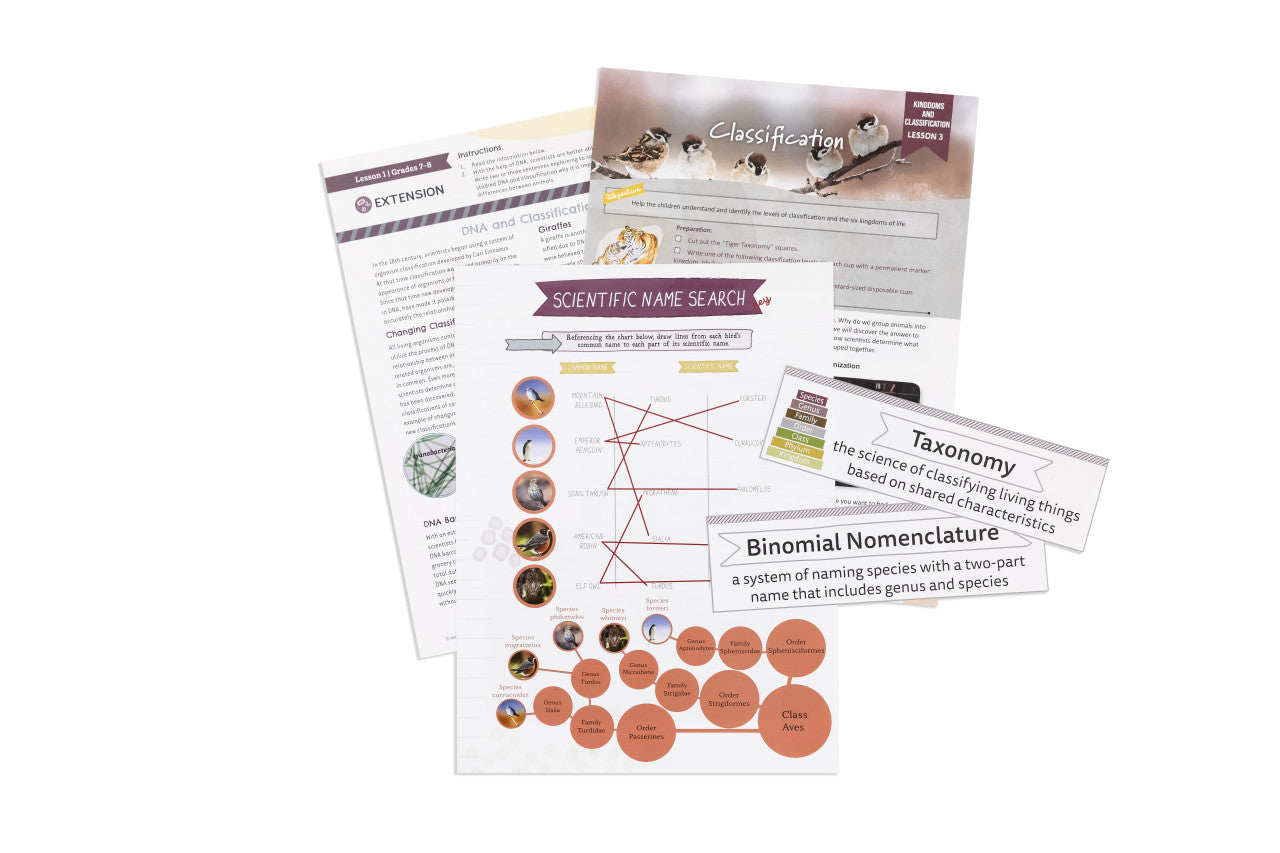 Kingdoms and Classification: Course Book: One Per Family – The Good and ...