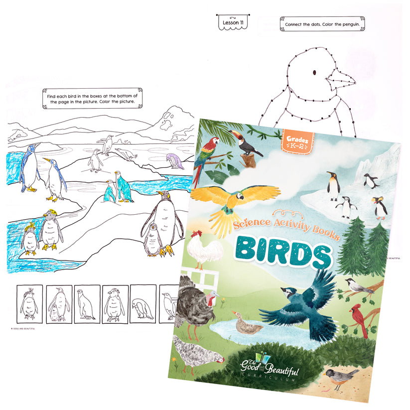 Birds: Science Activity Book – The Good and the Beautiful