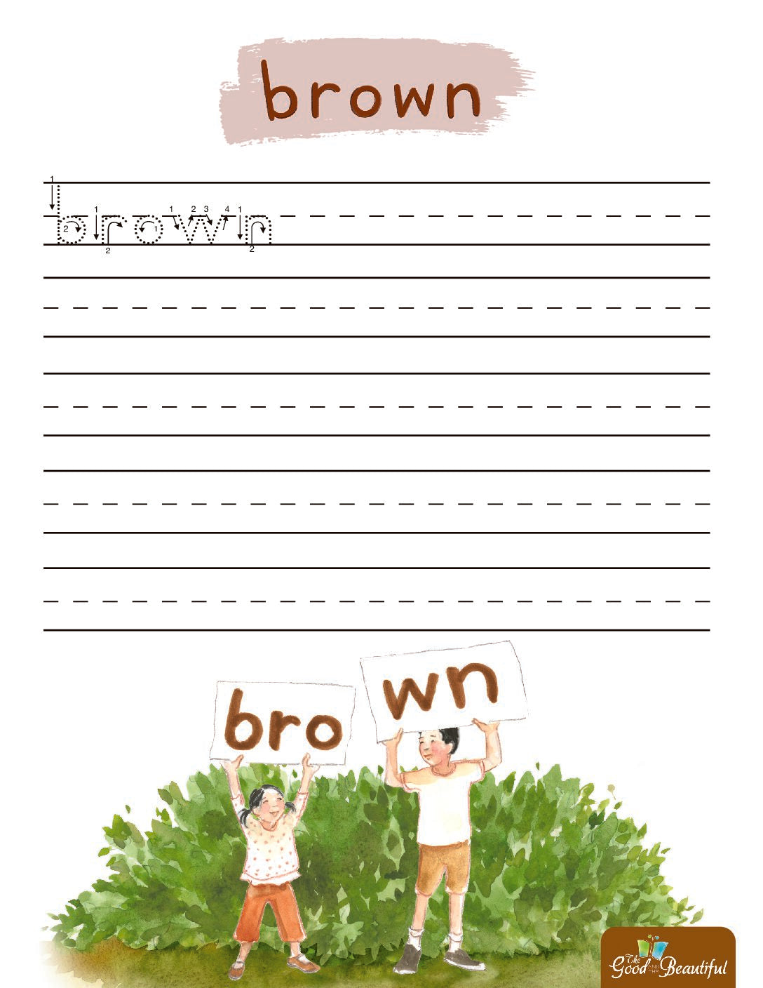 Color Words Songs – The Good and the Beautiful