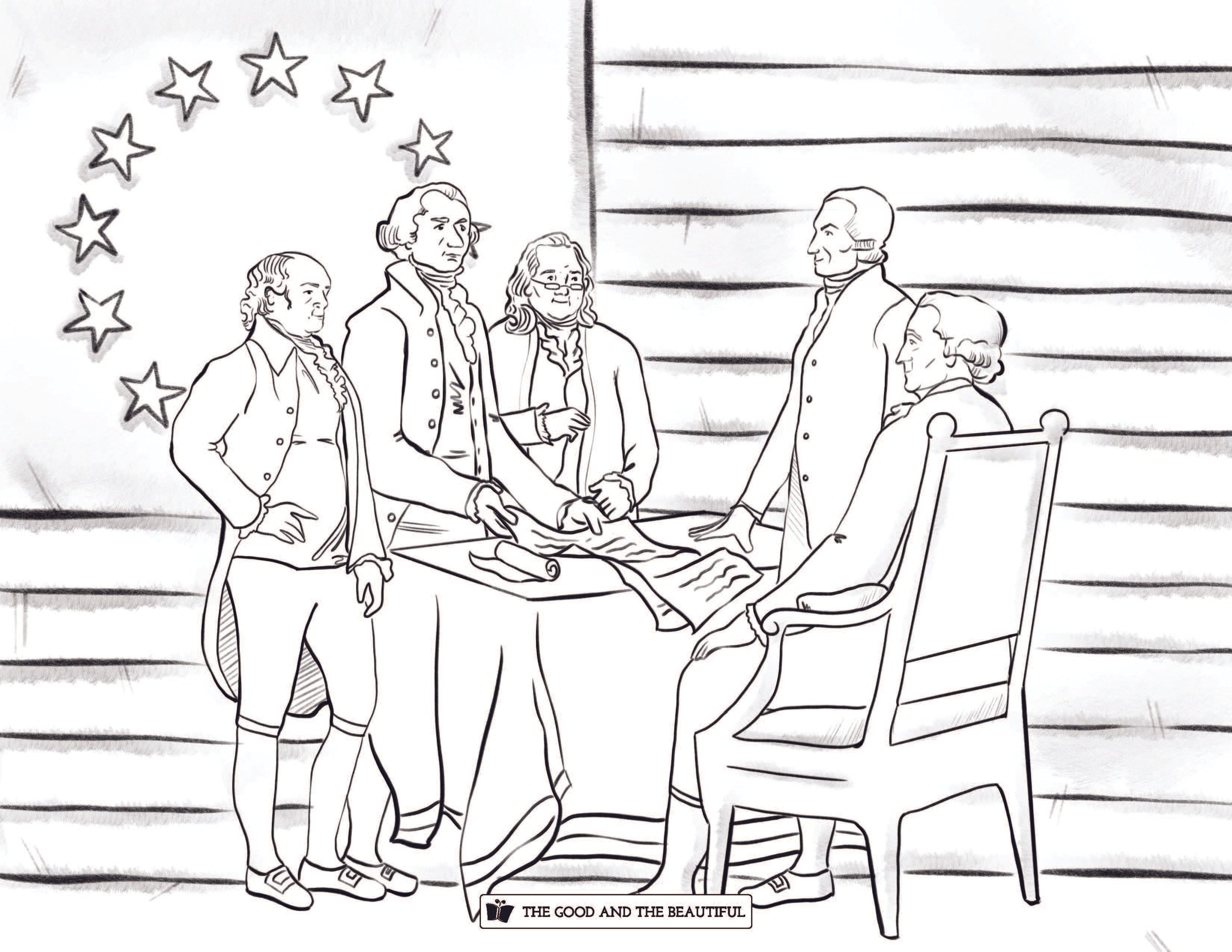 4th of July Coloring Pages – The Good and the Beautiful