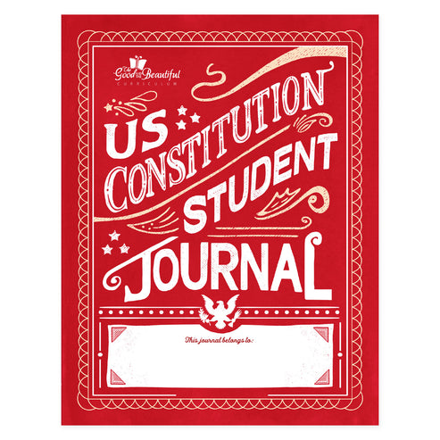 US Constitution and Government Student Journal: One Per Child Grades 4 ...