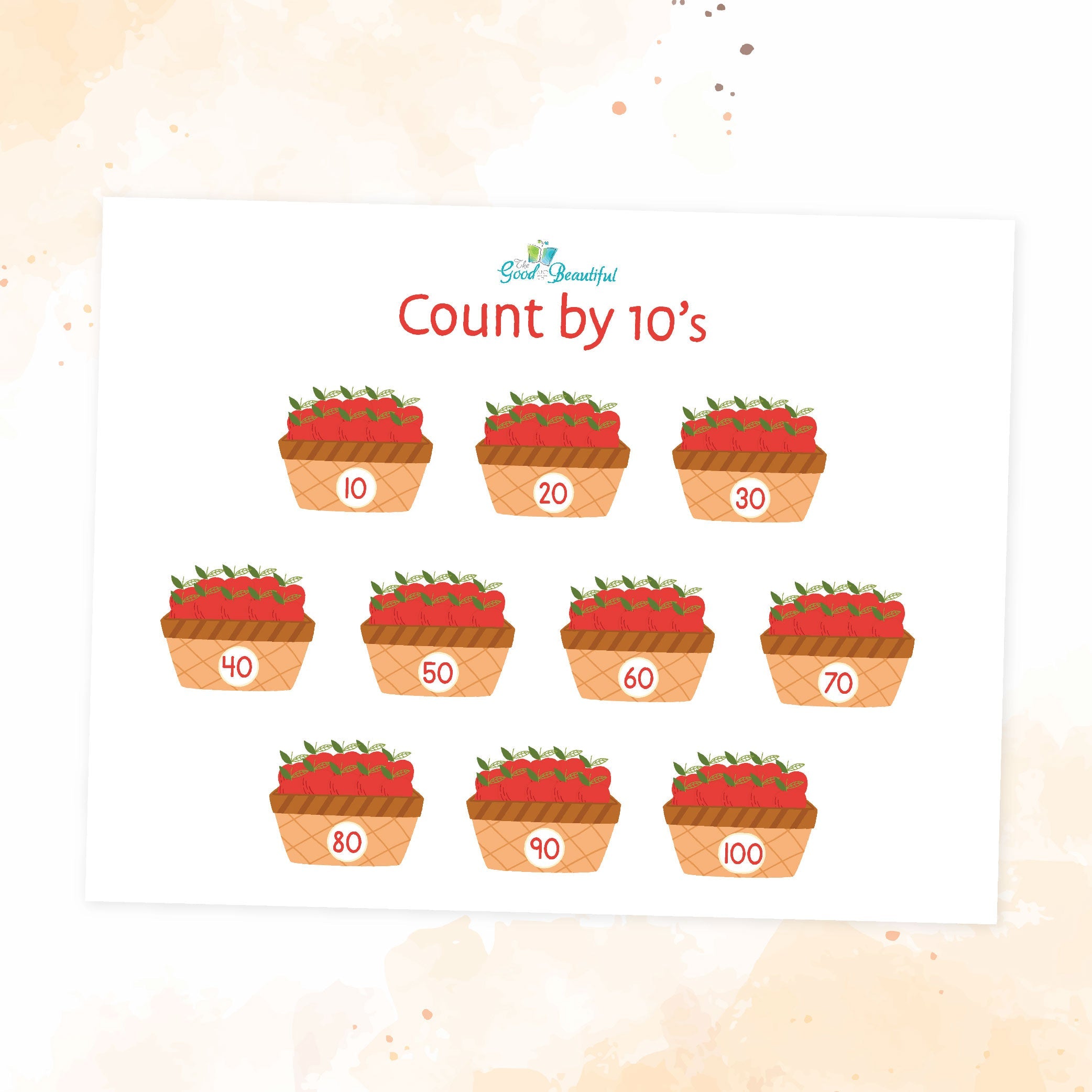 Count by 10's | The Good and the Beautiful