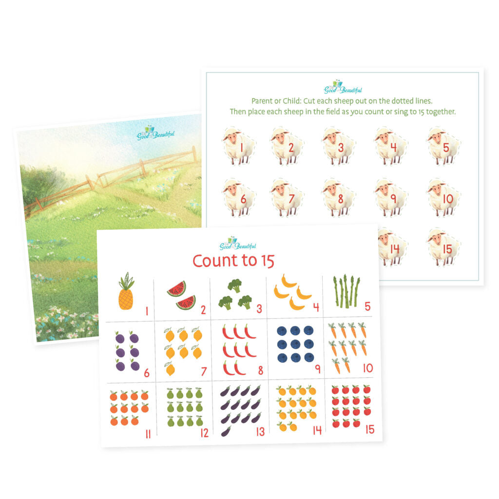 Count to 15 | The Good and the Beautiful