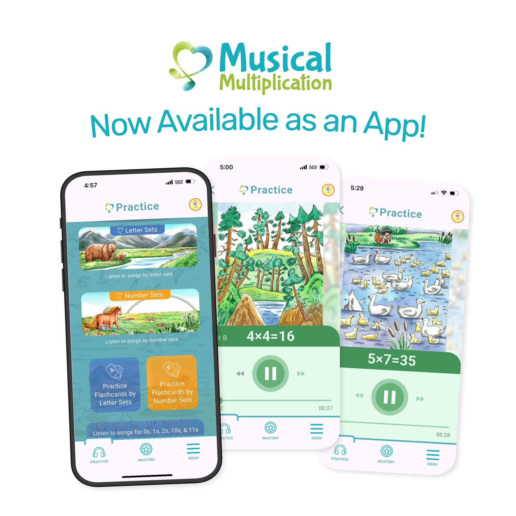 Musical Multiplication App – The Good and the Beautiful