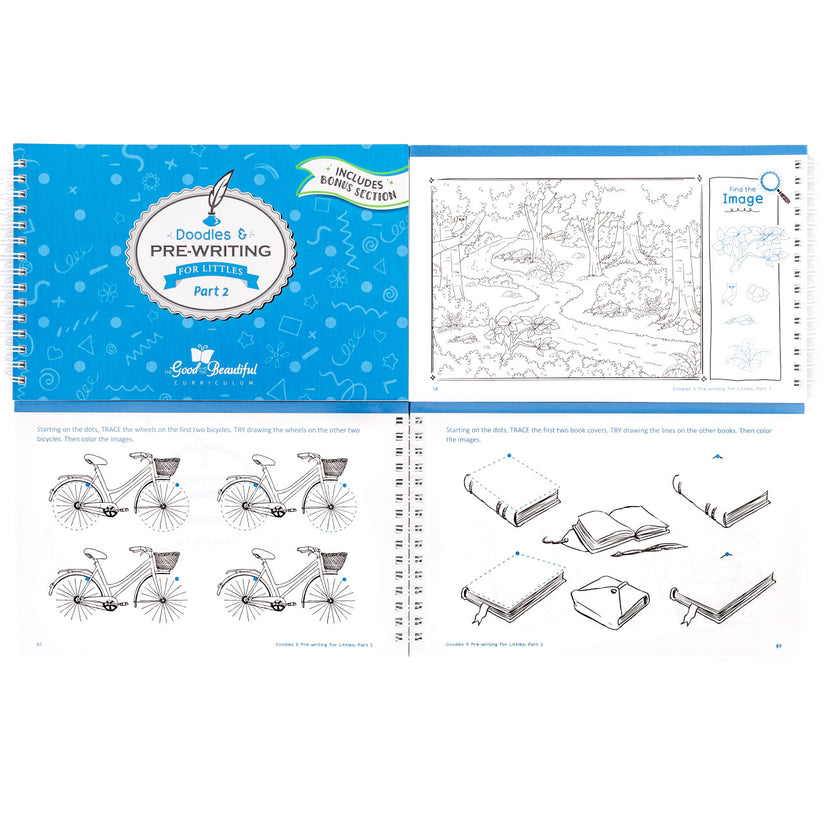 Handwriting Workbook: Doodles and Pre-Writing for Littles Part 2 – The ...