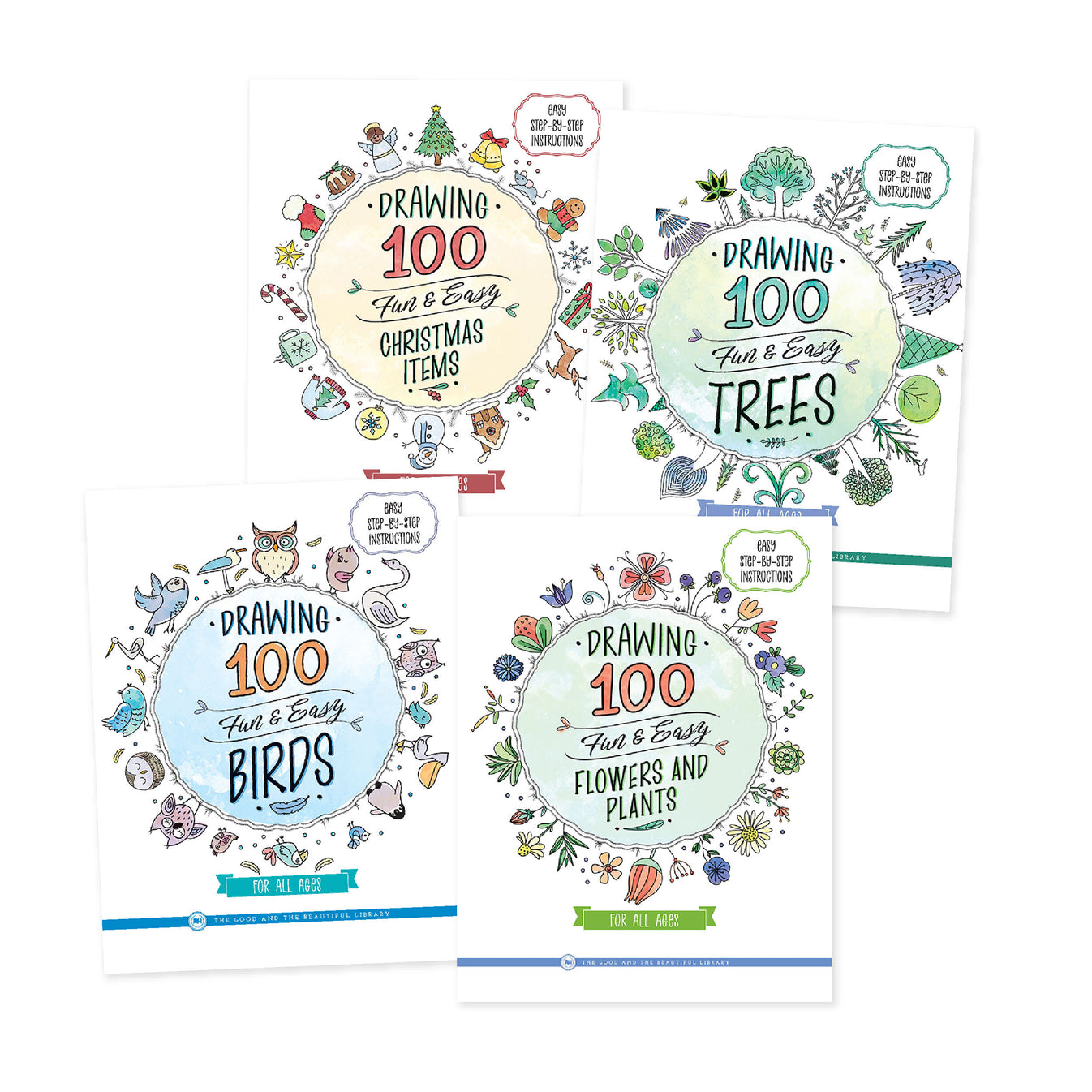Drawing 100 Fun & Easy Books Set – The Good and the Beautiful