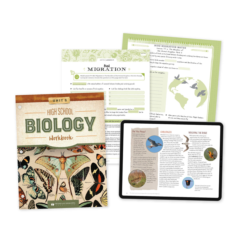 High School Biology Course Set – The Good and the Beautiful