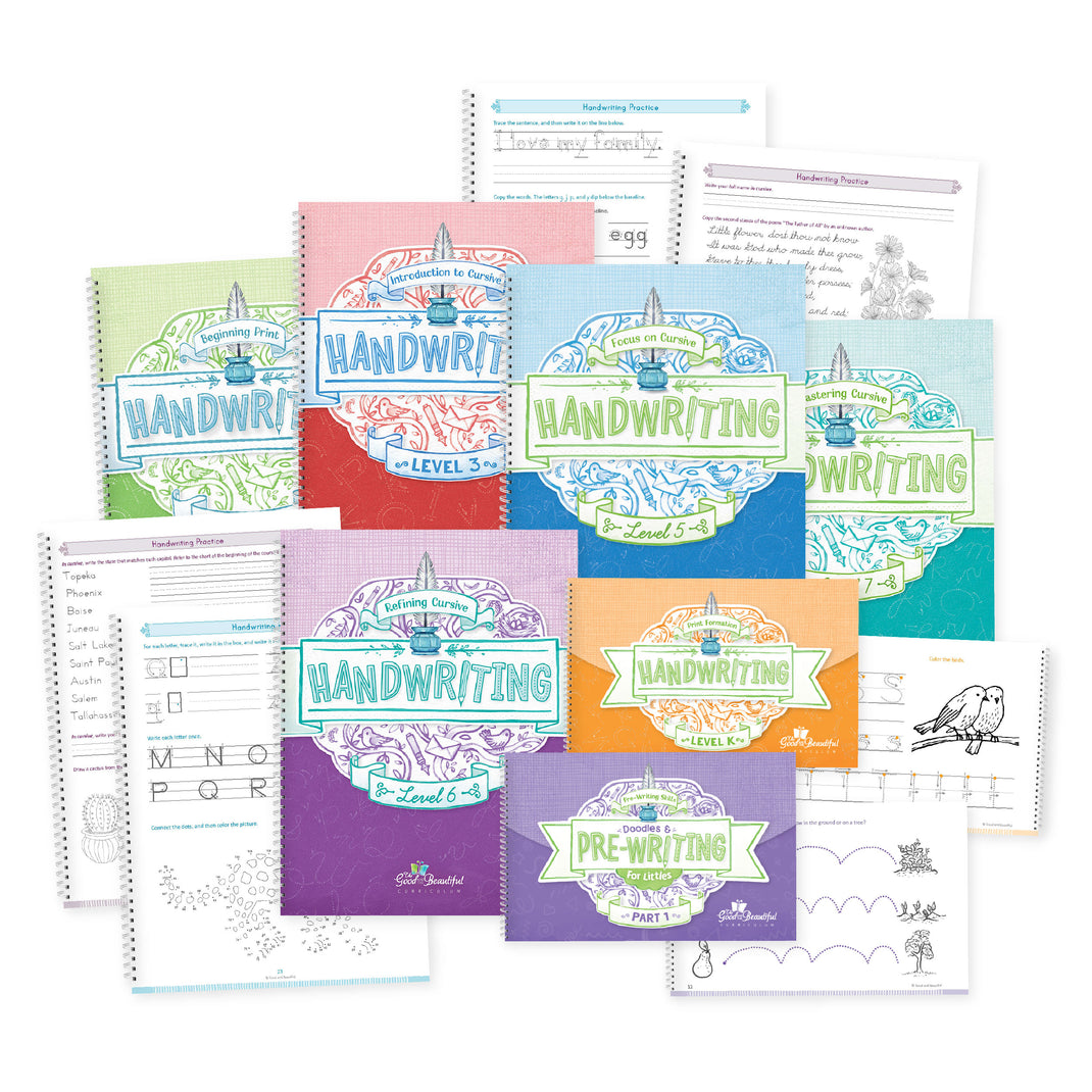 Handwriting: Choose Your Course | The Good and the Beautiful