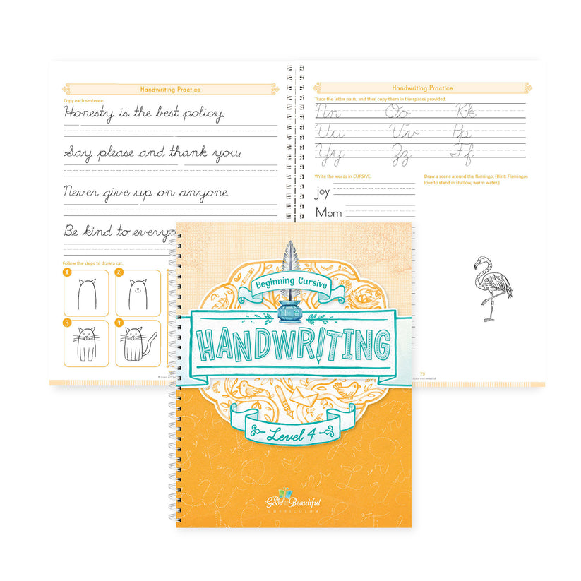 Handwriting Workbook: Level 4 – The Good and the Beautiful