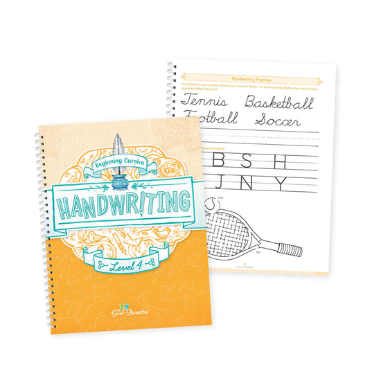 Handwriting Workbook: Level 4 – The Good and the Beautiful