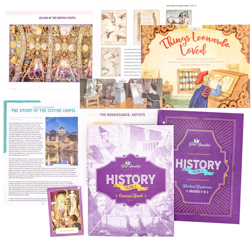 History Year 1 – The Good and the Beautiful