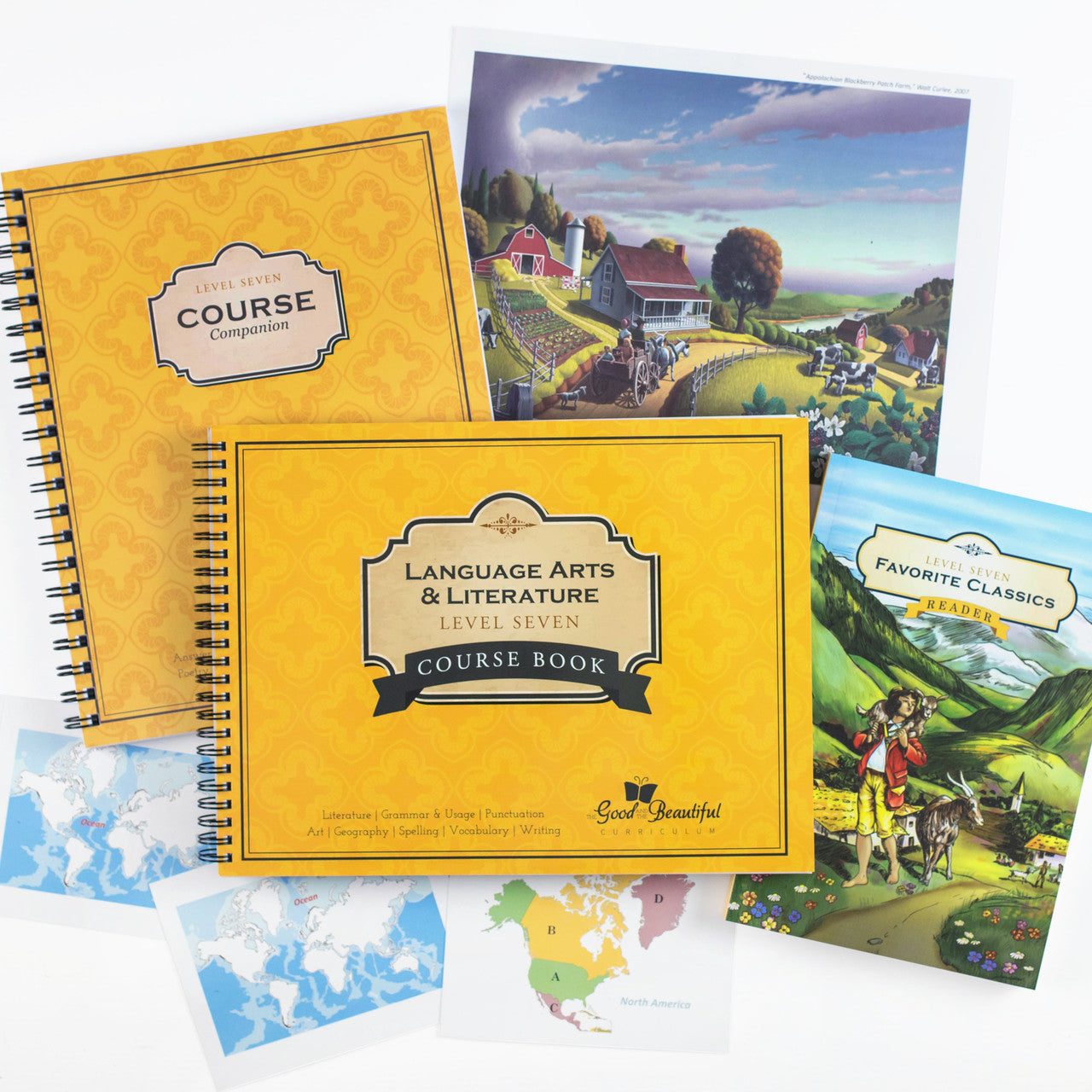 Level 7 Language Arts Course Set – The Good and the Beautiful