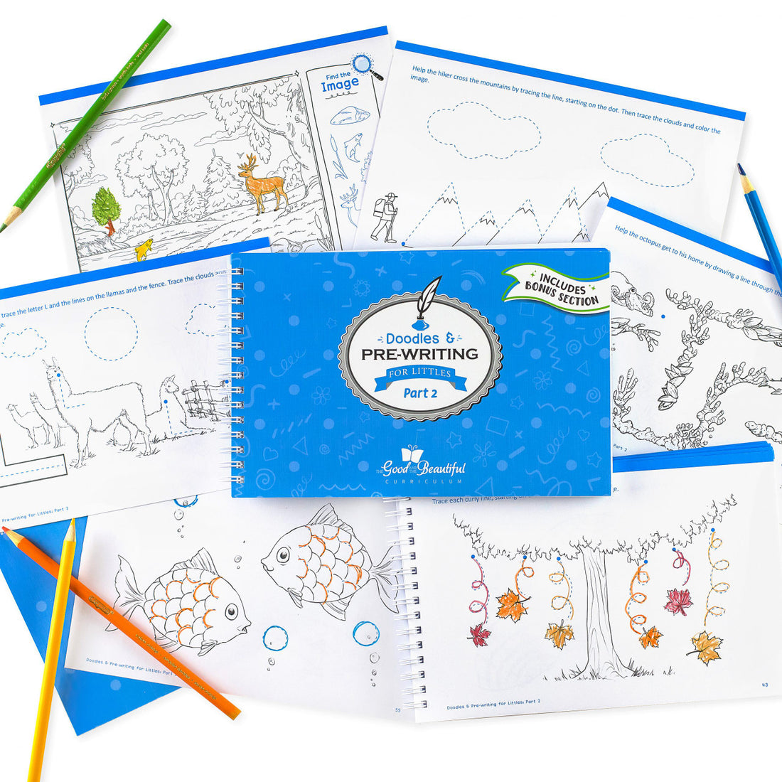 Handwriting Workbook: Doodles and Pre-Writing for Littles Part 2 – The ...