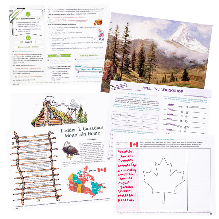 Level 4 Language Arts Course Set | The Good and the Beautiful