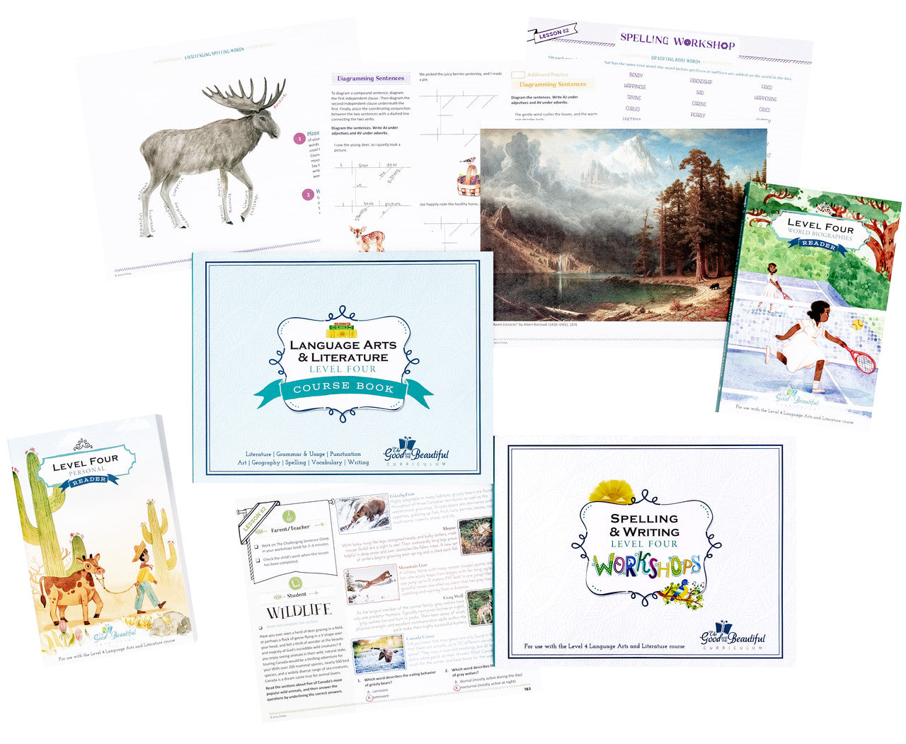 Level 4 Language Arts Course Set | The Good and the Beautiful