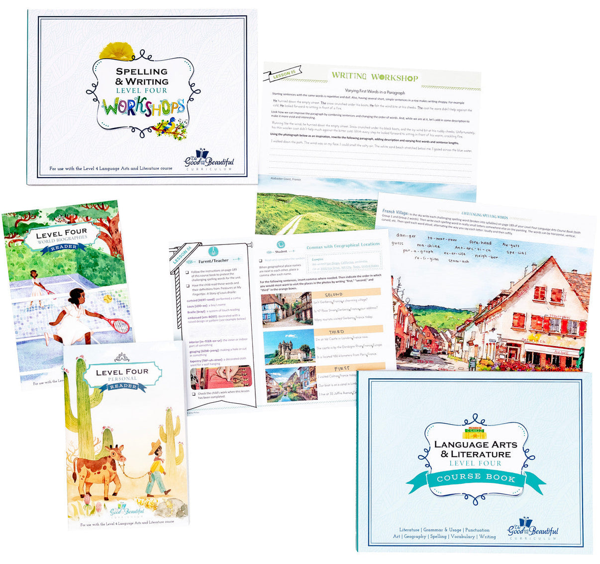 Level 4 Language Arts Course Set | The Good and the Beautiful
