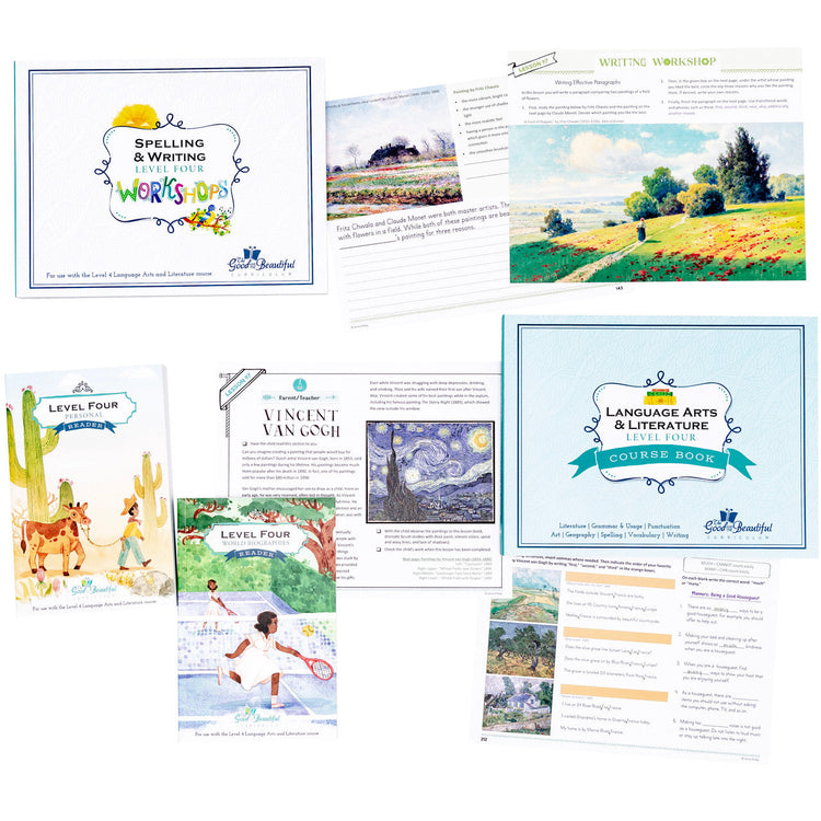 Free Downloads Language Arts Level 4 – The Good and the Beautiful