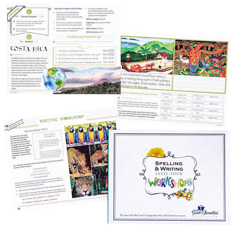 Level 4 Language Arts Course Set | The Good and the Beautiful