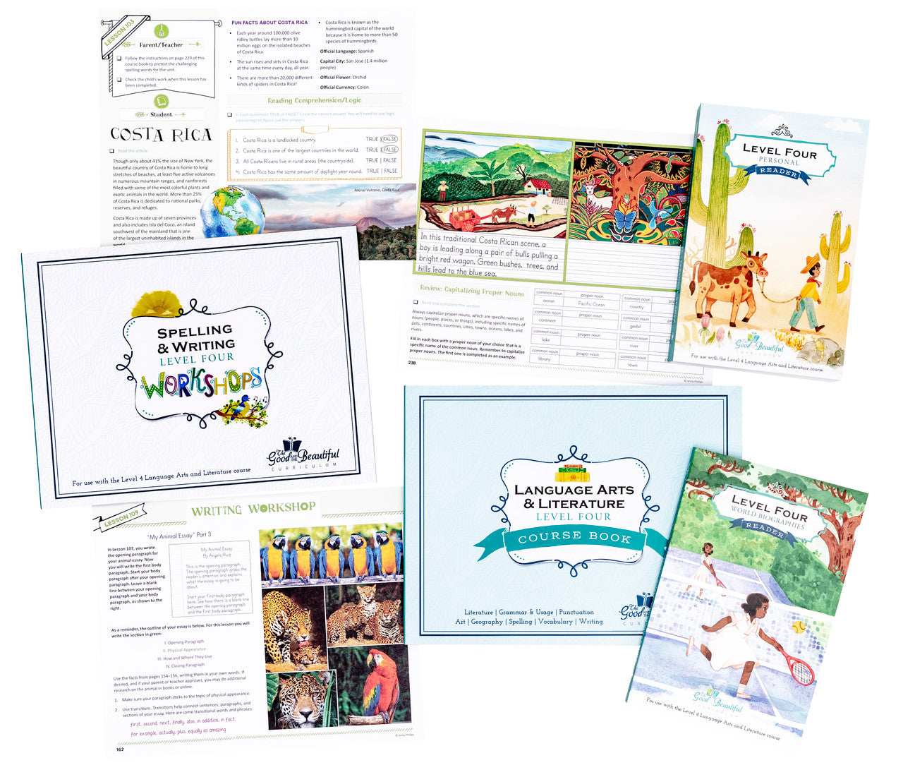 Level 4 Language Arts Course Set | The Good and the Beautiful