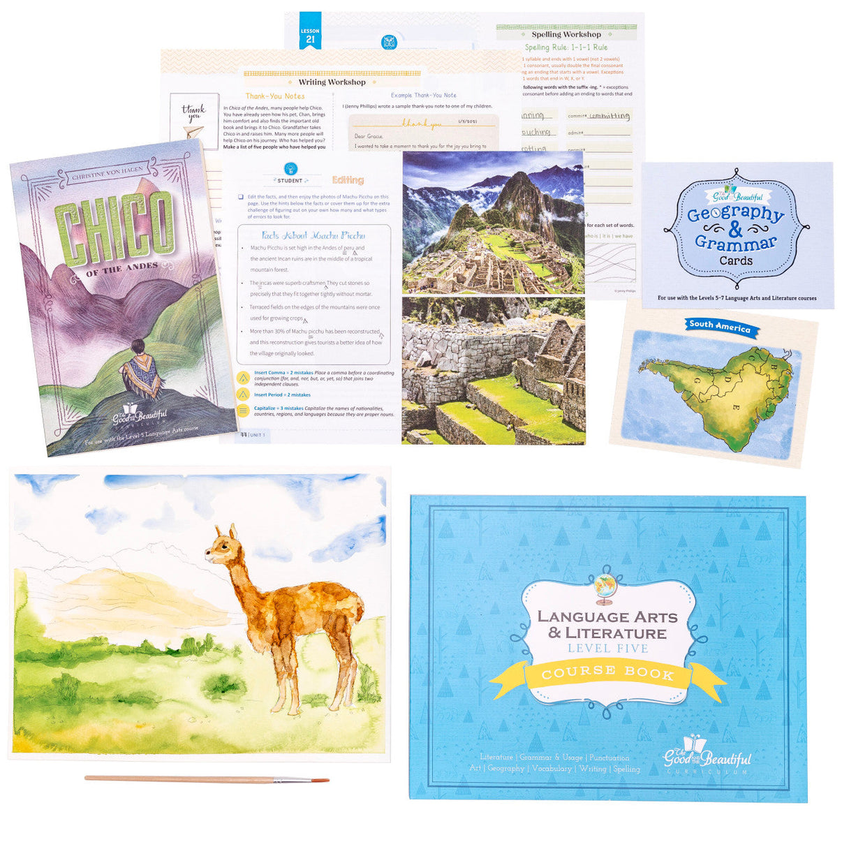 Level 5 Language Arts Course Set – The Good and the Beautiful