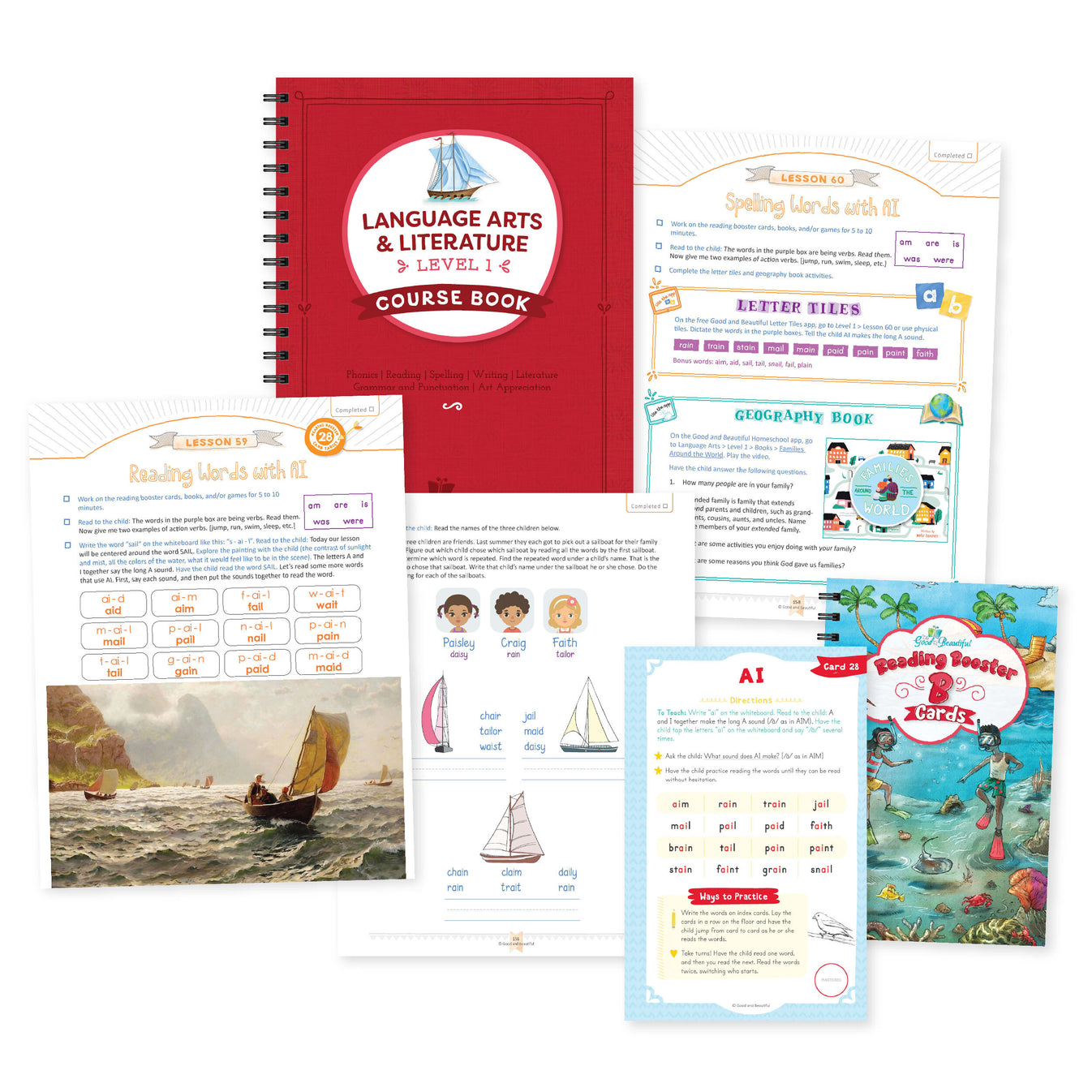 Level 1 Language Arts Course Set – The Good and the Beautiful