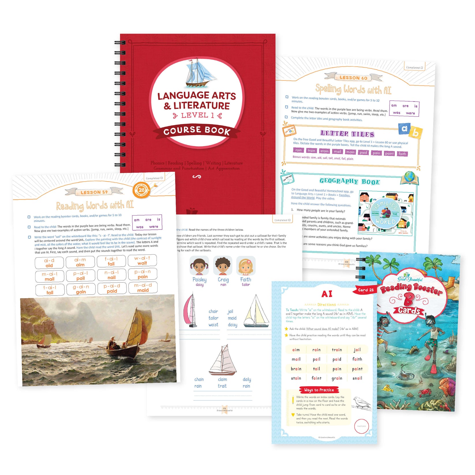 Level 1 Language Arts Course Set – The Good and the Beautiful