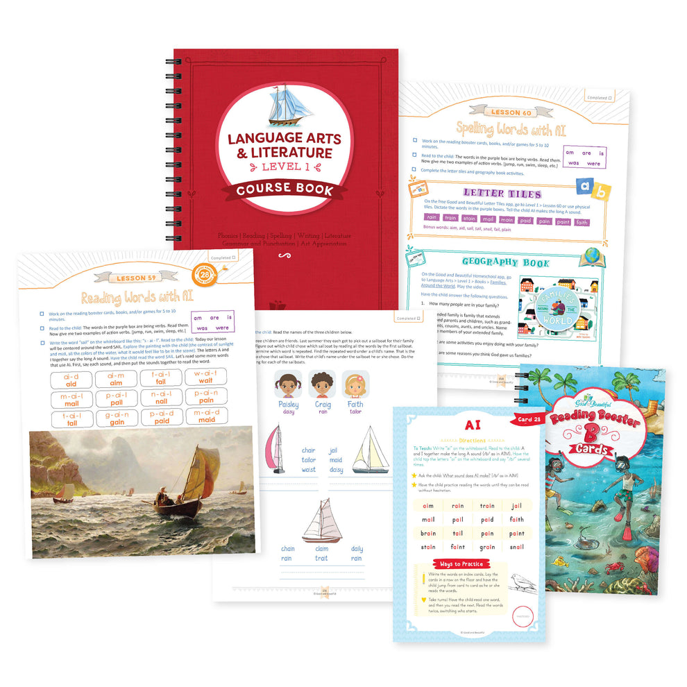 Level 1 Language Arts Course Set – The Good and the Beautiful