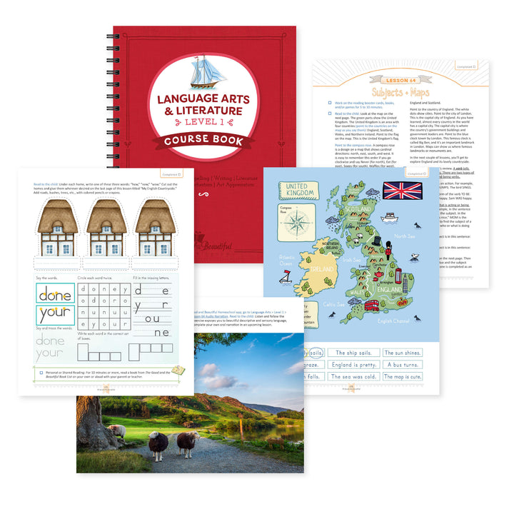 Level 1 Language Arts Course Set – The Good and the Beautiful