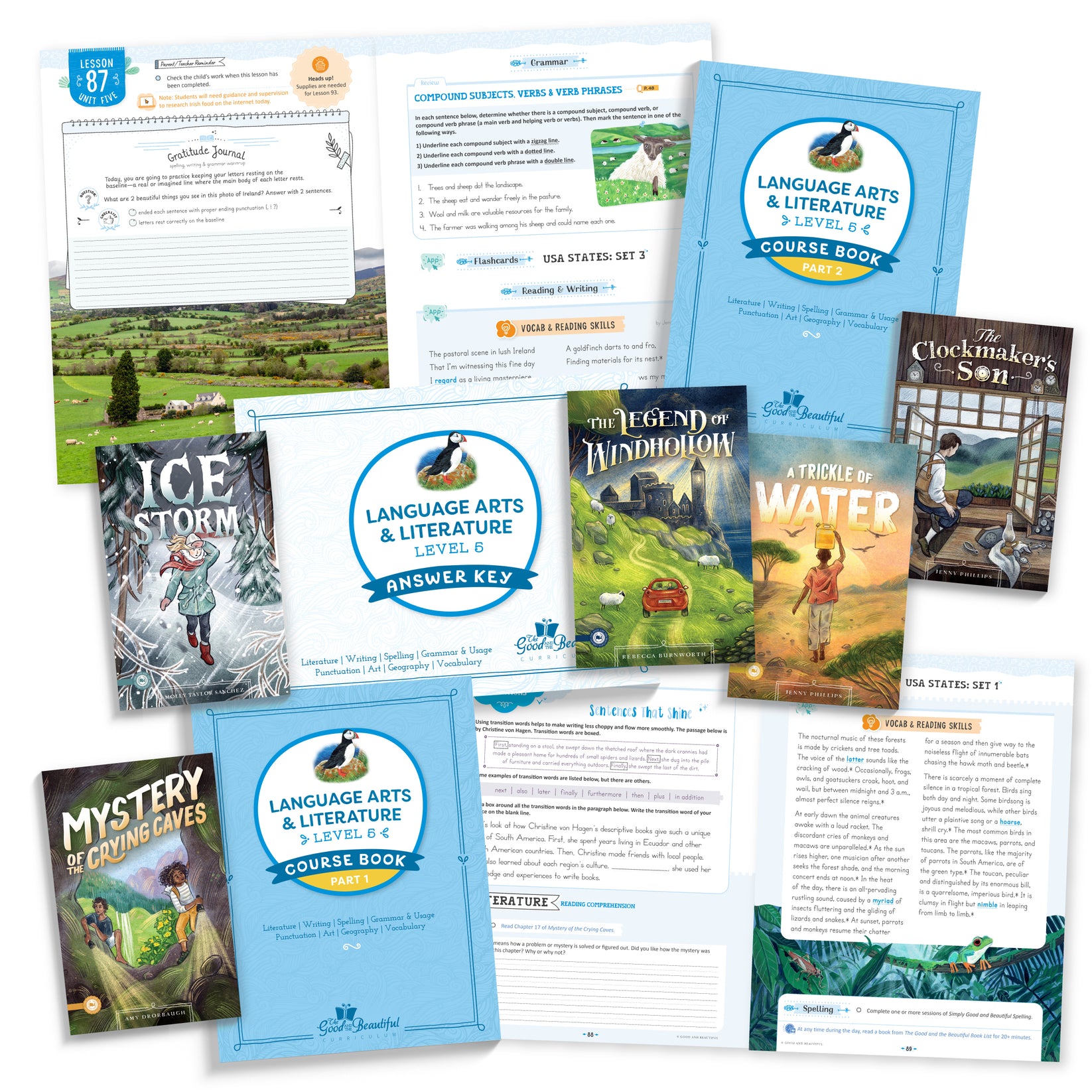 Level 5 Language Arts Course Set – The Good and the Beautiful