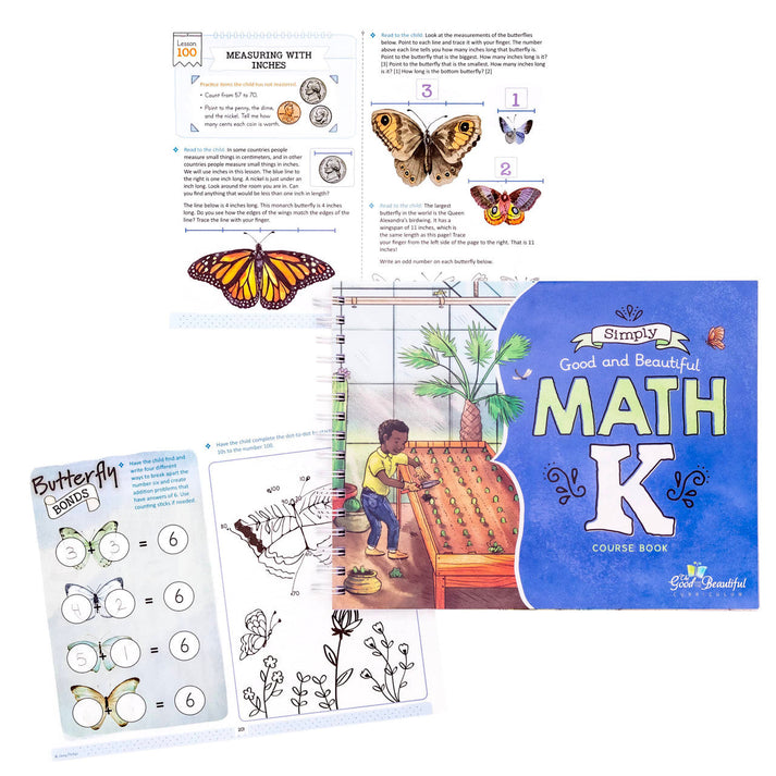 Math K: Course Set – The Good and the Beautiful