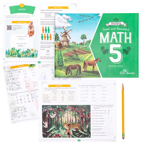 Math 5: Course Set – The Good and the Beautiful