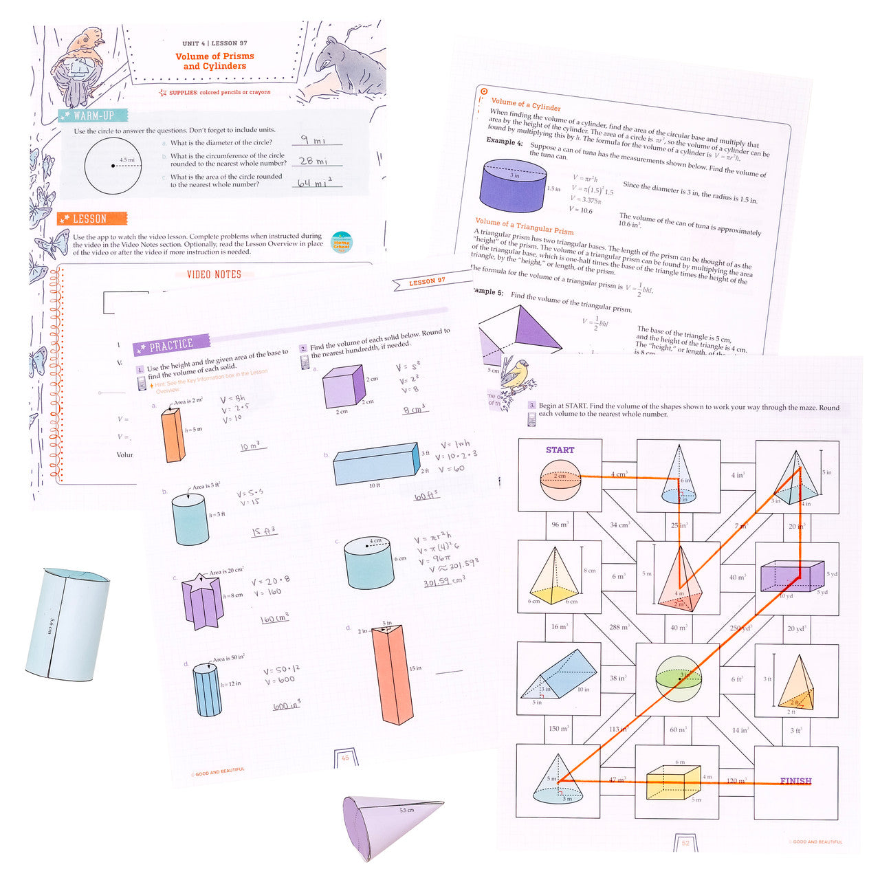 Math 7: Course Set – The Good and the Beautiful