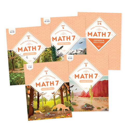Math 7: Course Set – The Good and the Beautiful