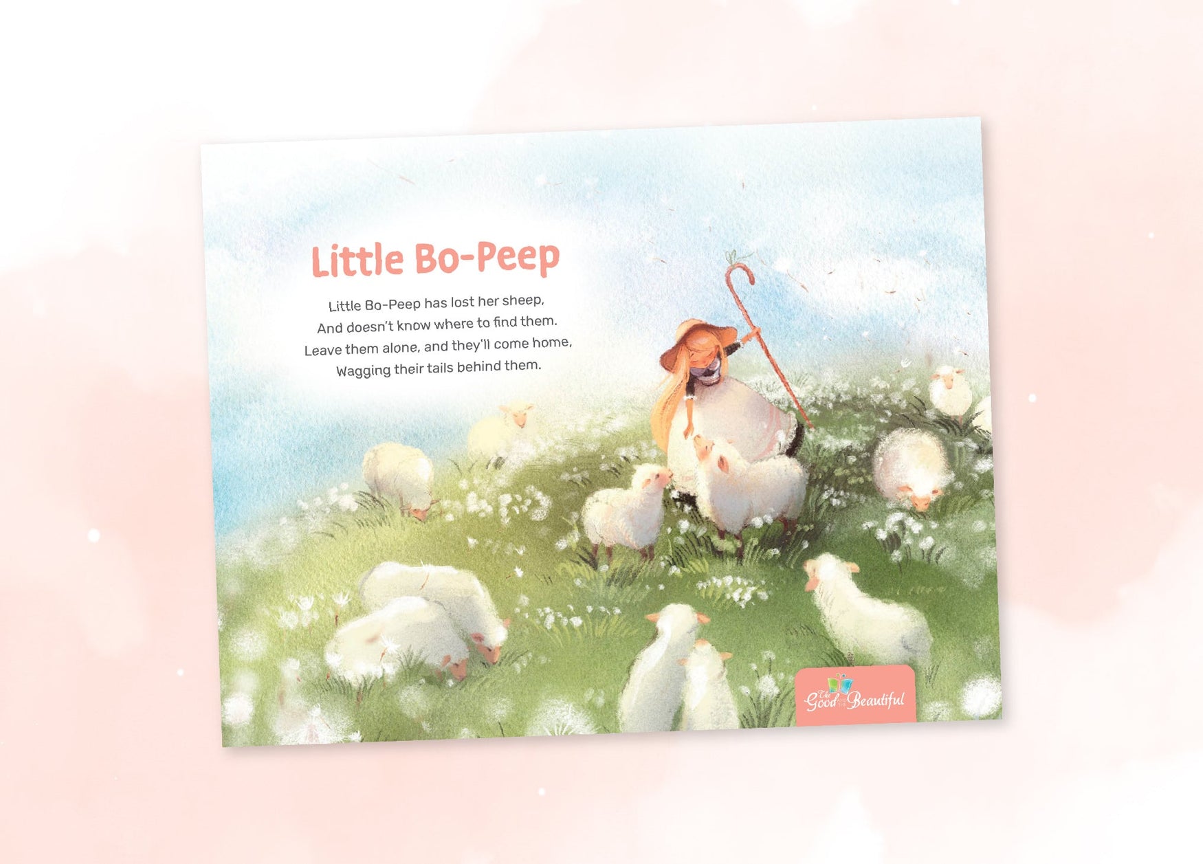 Nursery Rhyme Songs: Little Bo-Peep – The Good and the Beautiful