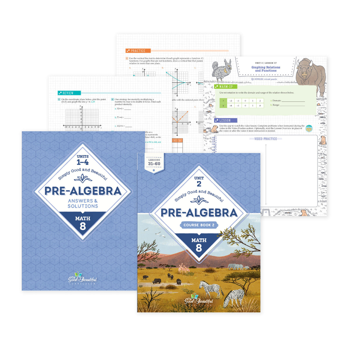 Pre-Algebra | Math 8: Course Set – The Good and the Beautiful