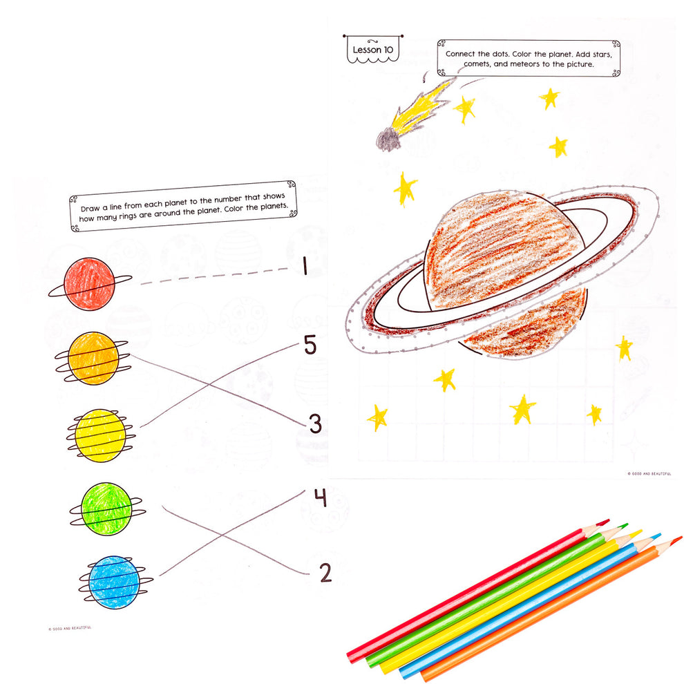 Space Science: Science Activity Book – The Good and the Beautiful