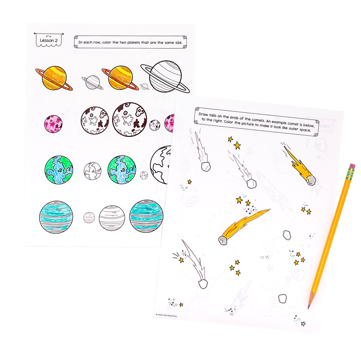 Space Science: Science Activity Book – The Good and the Beautiful