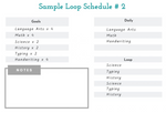 Sample Homeschool Schedules | The Good and the Beautiful