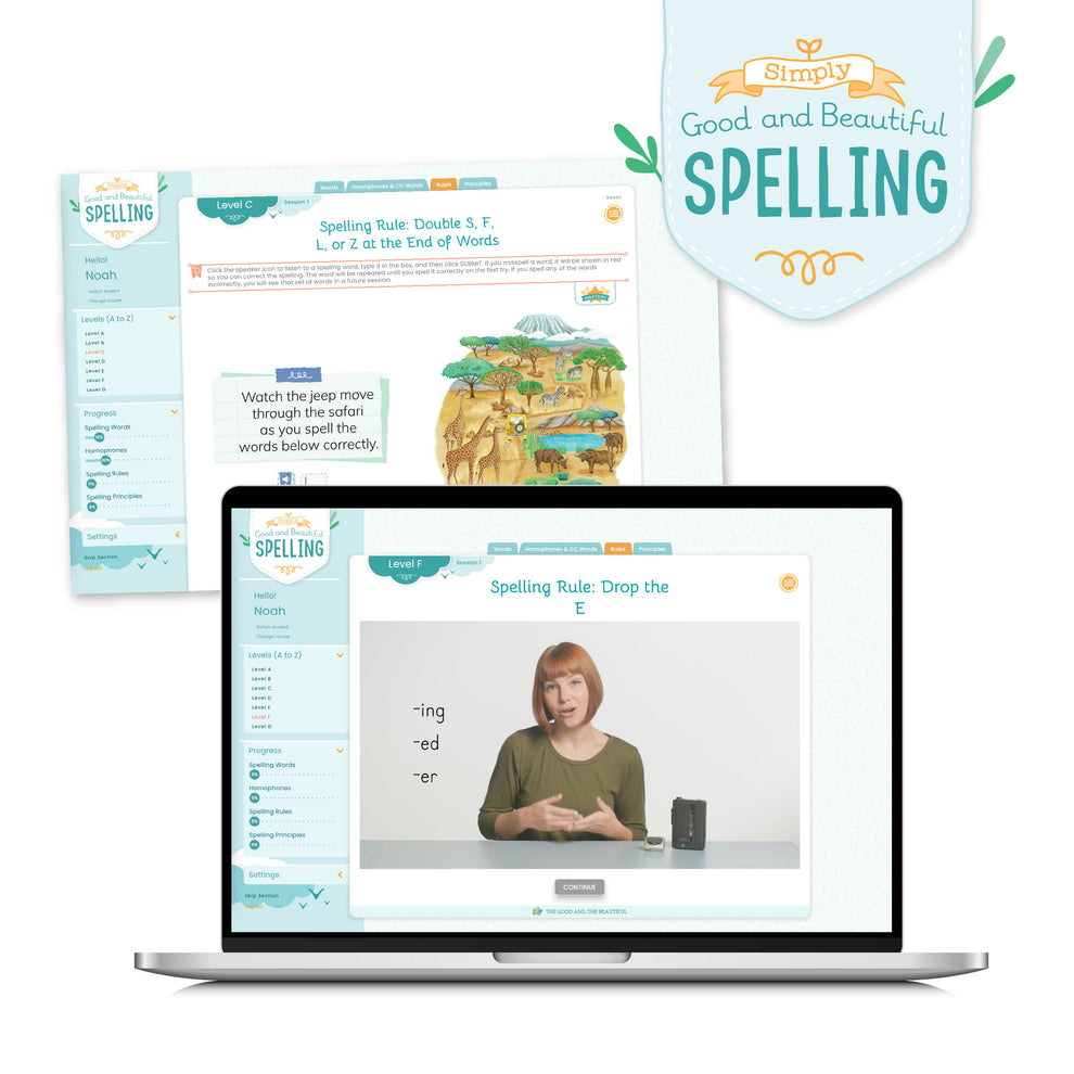 Simply Spelling – The Good and the Beautiful