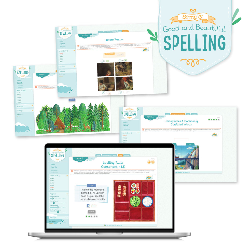 Simply Spelling – The Good and the Beautiful