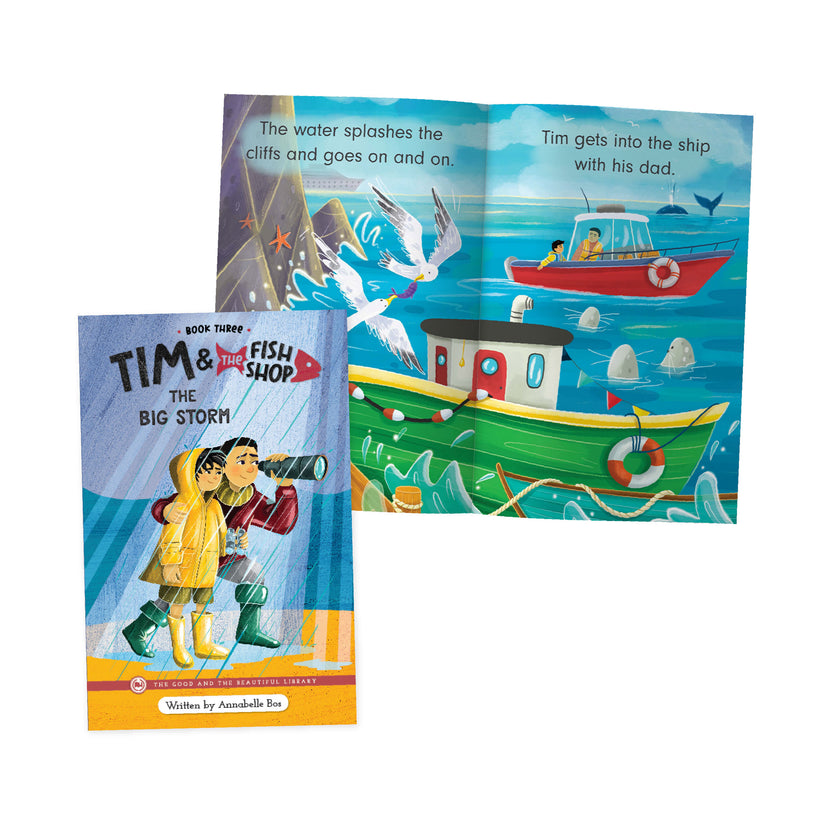 Tim and the Fish Shop Book 3: The Big Storm – The Good and the Beautiful